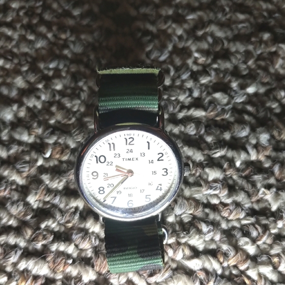 Timex | Accessories | Timex Mens Indiglo Watch With Nato Band In Camo ...